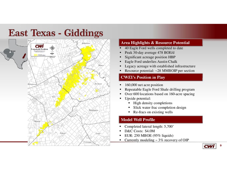 Clayton Williams Energy Inc. In The Eagle Ford Shale