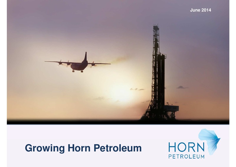 Horn Petroleum Sees Opportunity for New Ventures