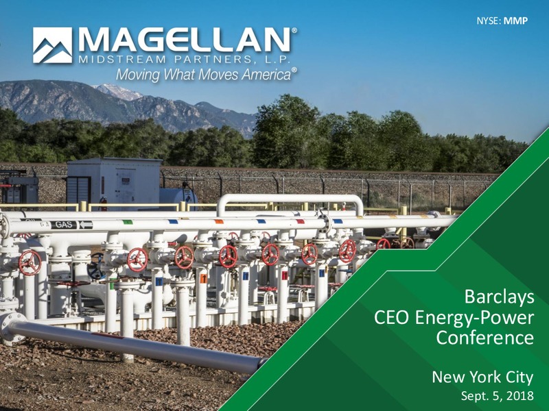 Magellan Project Updates; BridgeTex, Seabrook and Saddlehorn pipeline