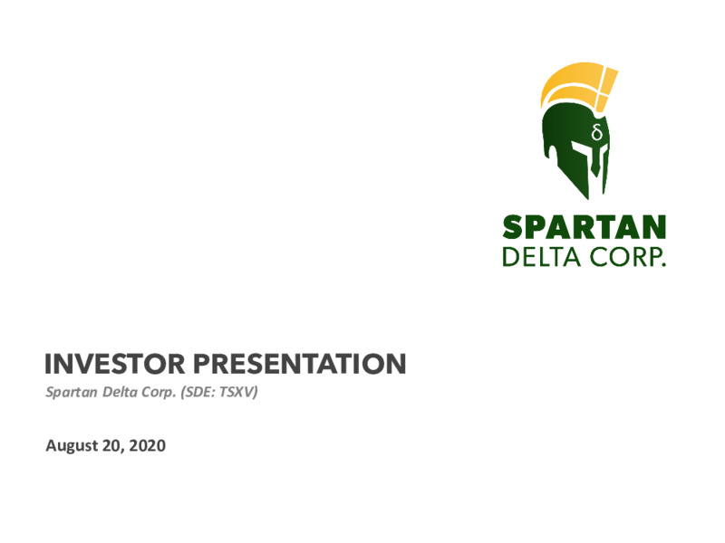Spartan Delta Corp.