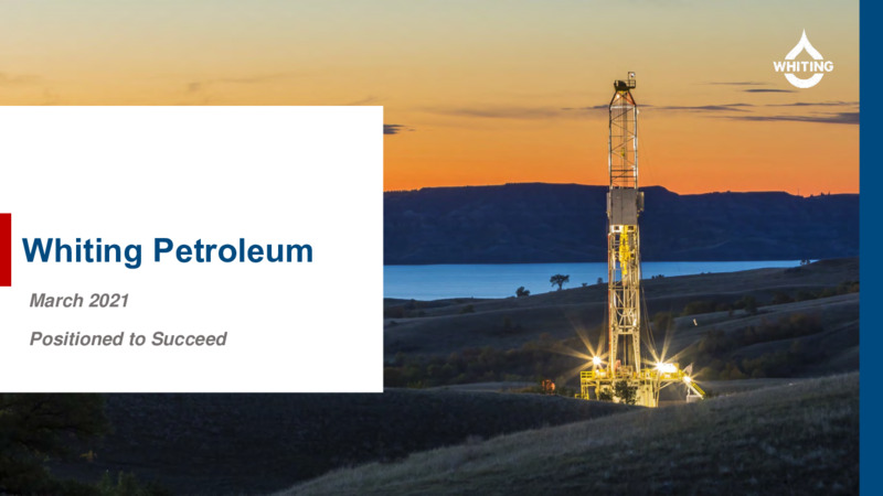 Whiting Petroleum Corp.